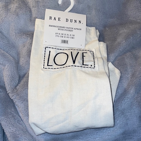 Rae Dunn | Kitchen | Rae Dunn 0 Cotton Love Patch One Pocket Apron ...
